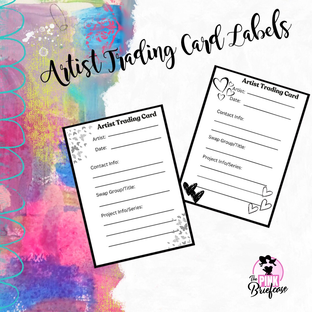 Artist Trading Card Labels - Etsy