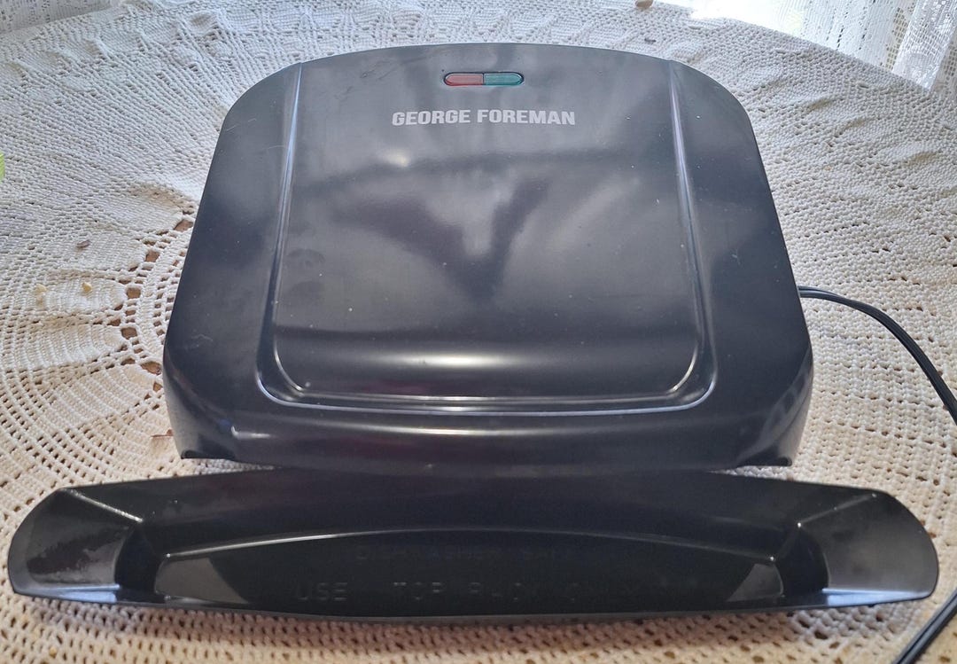 Classic George Forman Grill With Drip Tray and Removable Grill Plates 4 ...