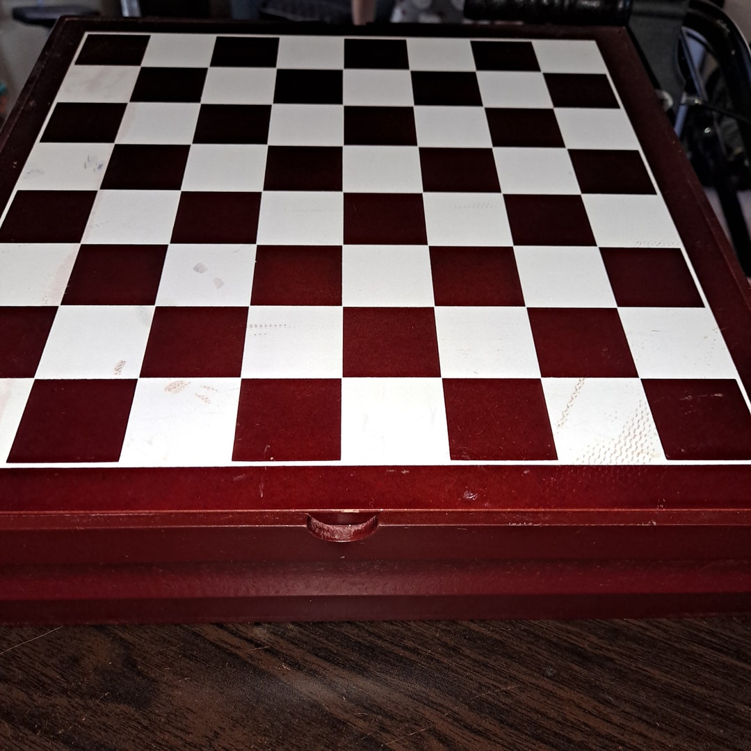 Large Beautiful Wood Game Box With 9 Assorted Games and Game Pieces - Etsy