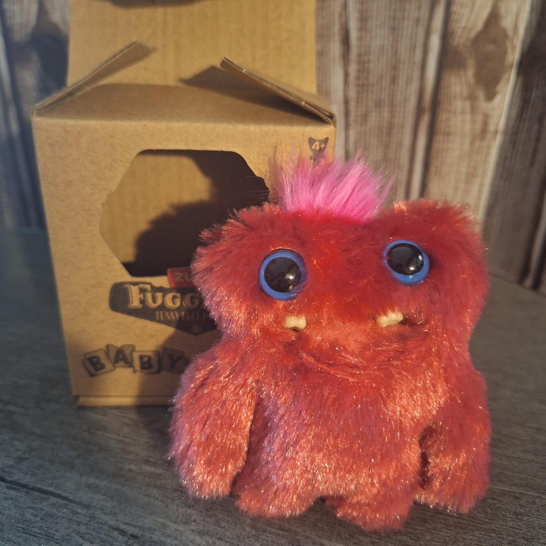 Fuggler Baby Fugg Mini 2.5" Plush Series 4 ''sir Belch'' Red New in Box ...
