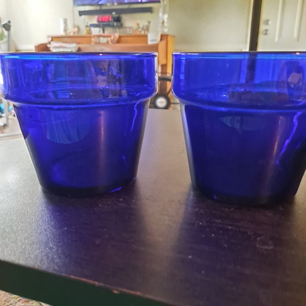 Cobalt Blue Flower Pot - Etsy