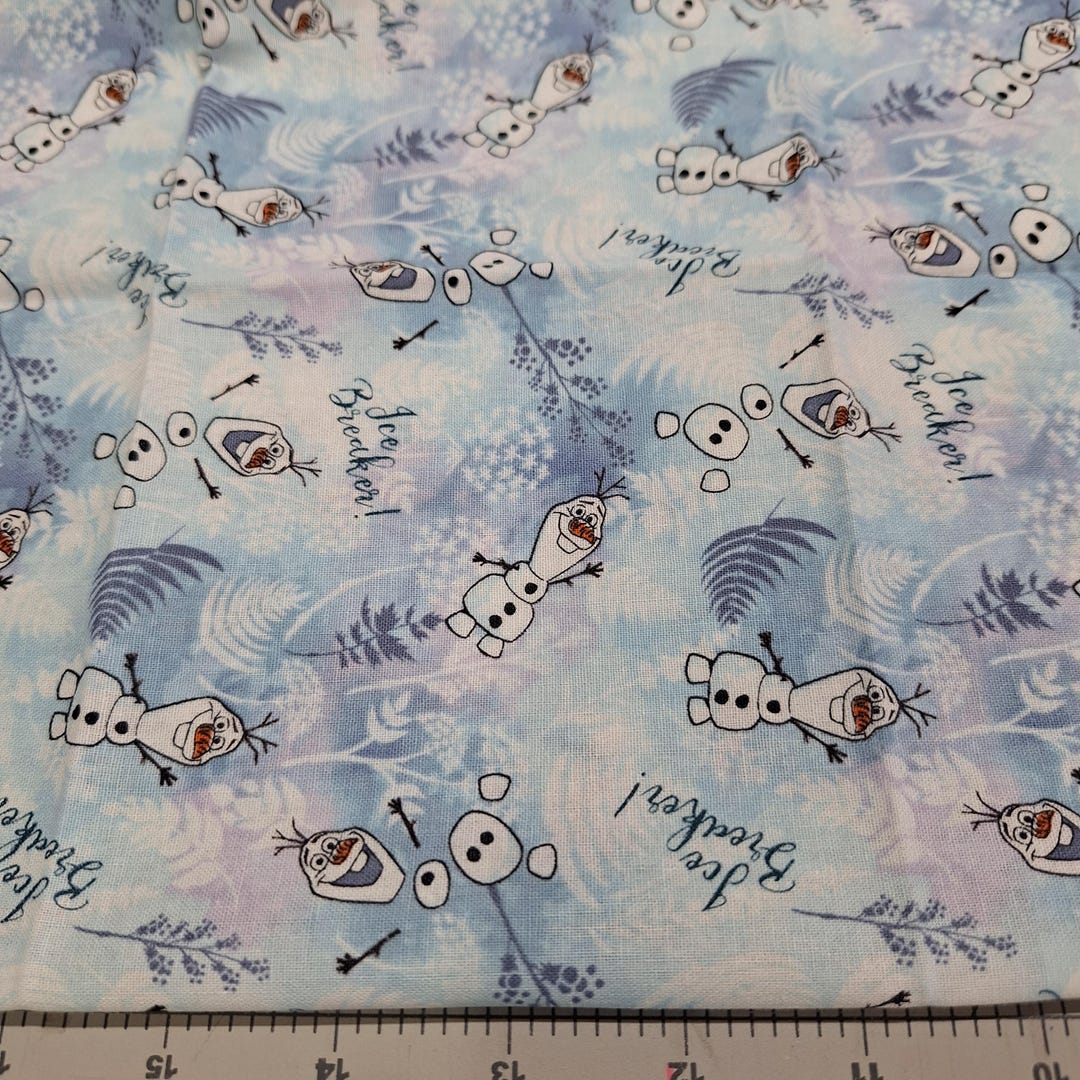 Disneys Frozen Olaf Fat Quarter Fabric Quilting Crafting - Etsy
