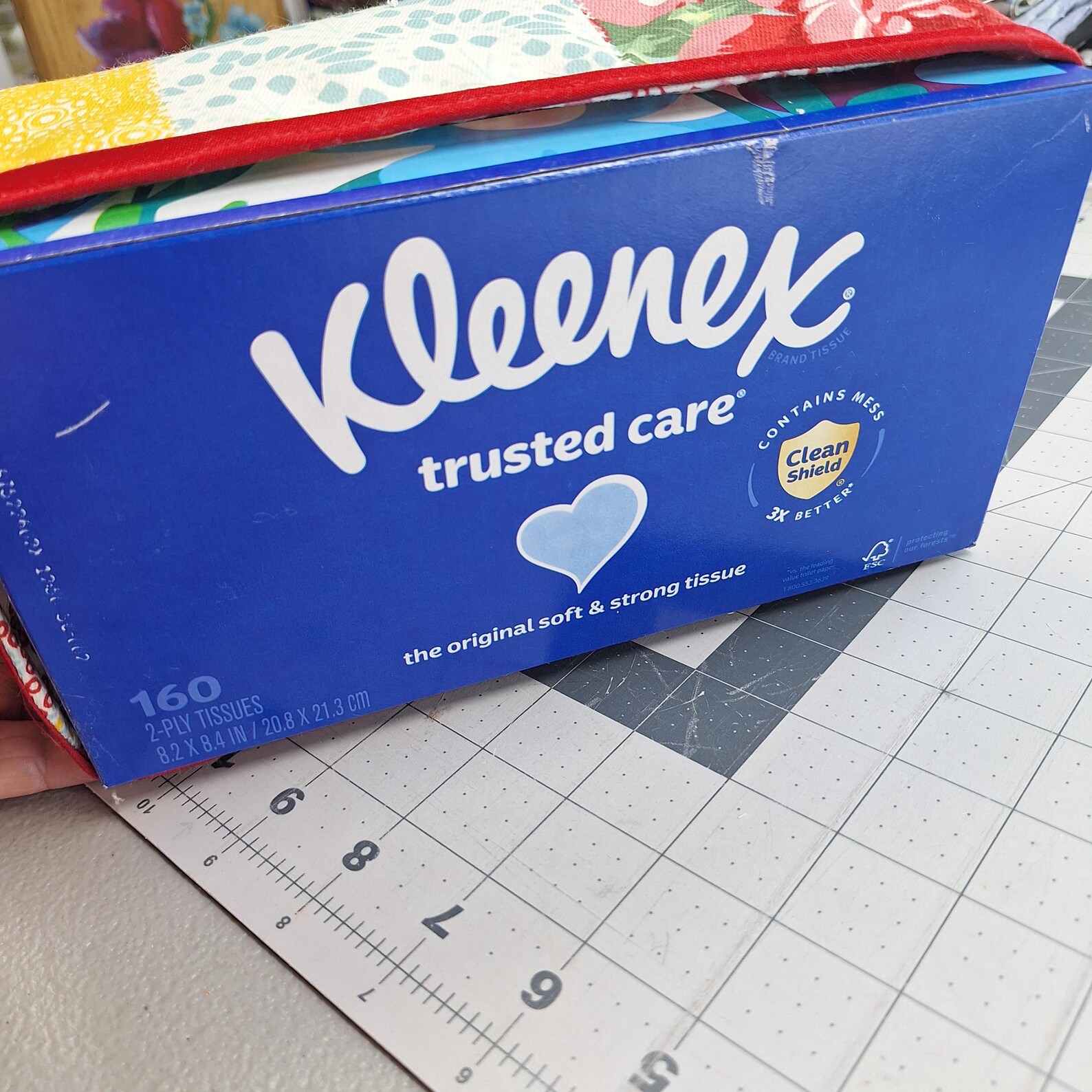 Handmade Red and White Heart Kleenex Box Cover - Etsy