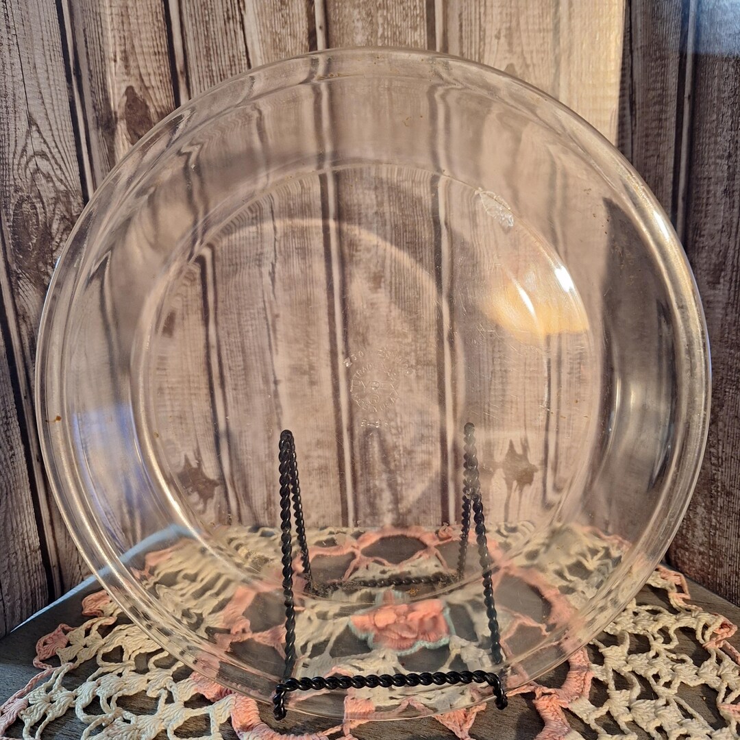 Vintage Pyrex #210 Pie Plate Clear Glass 10 Inch #7 - Etsy