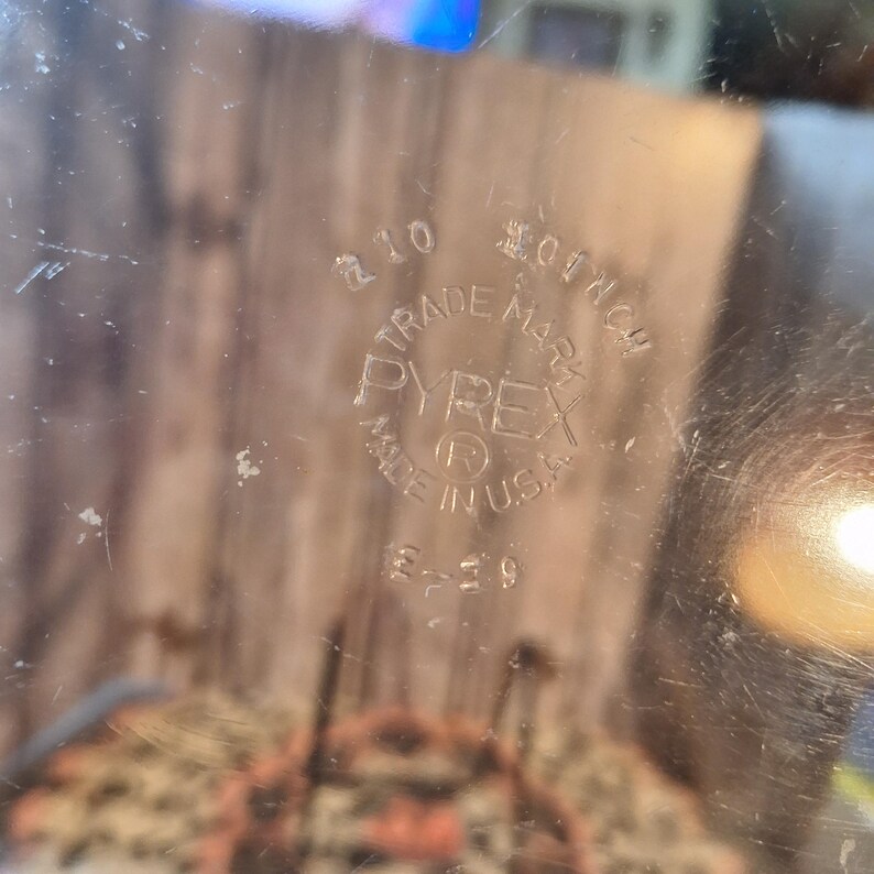 Vintage Pyrex 210 Pie Plate Clear Glass 10 Inch 7 - Etsy