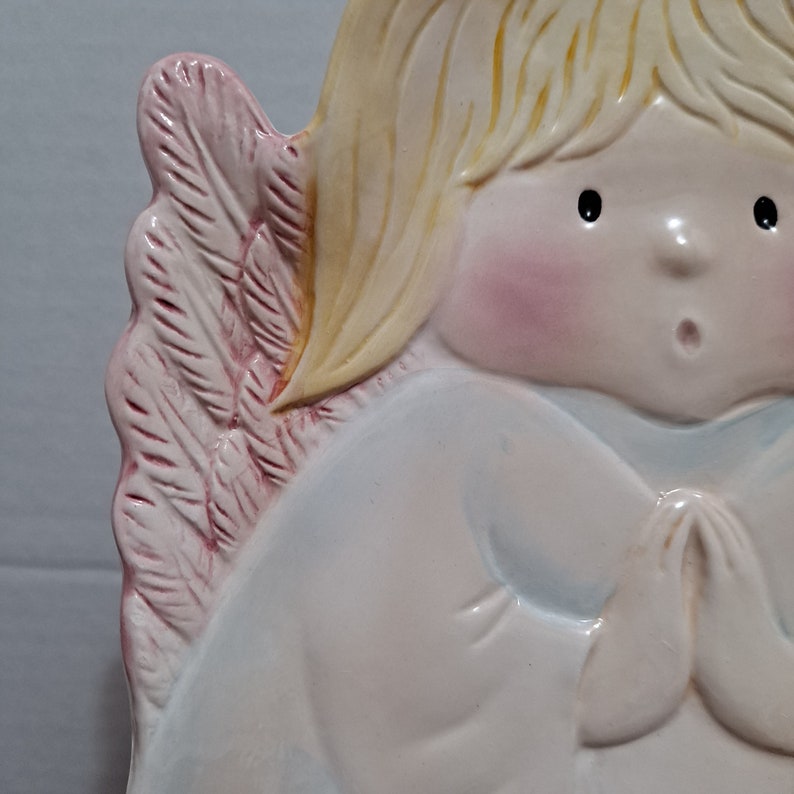 Vintage GKAO Angel Plate, Little Girl Praying Christmas Decor - Etsy