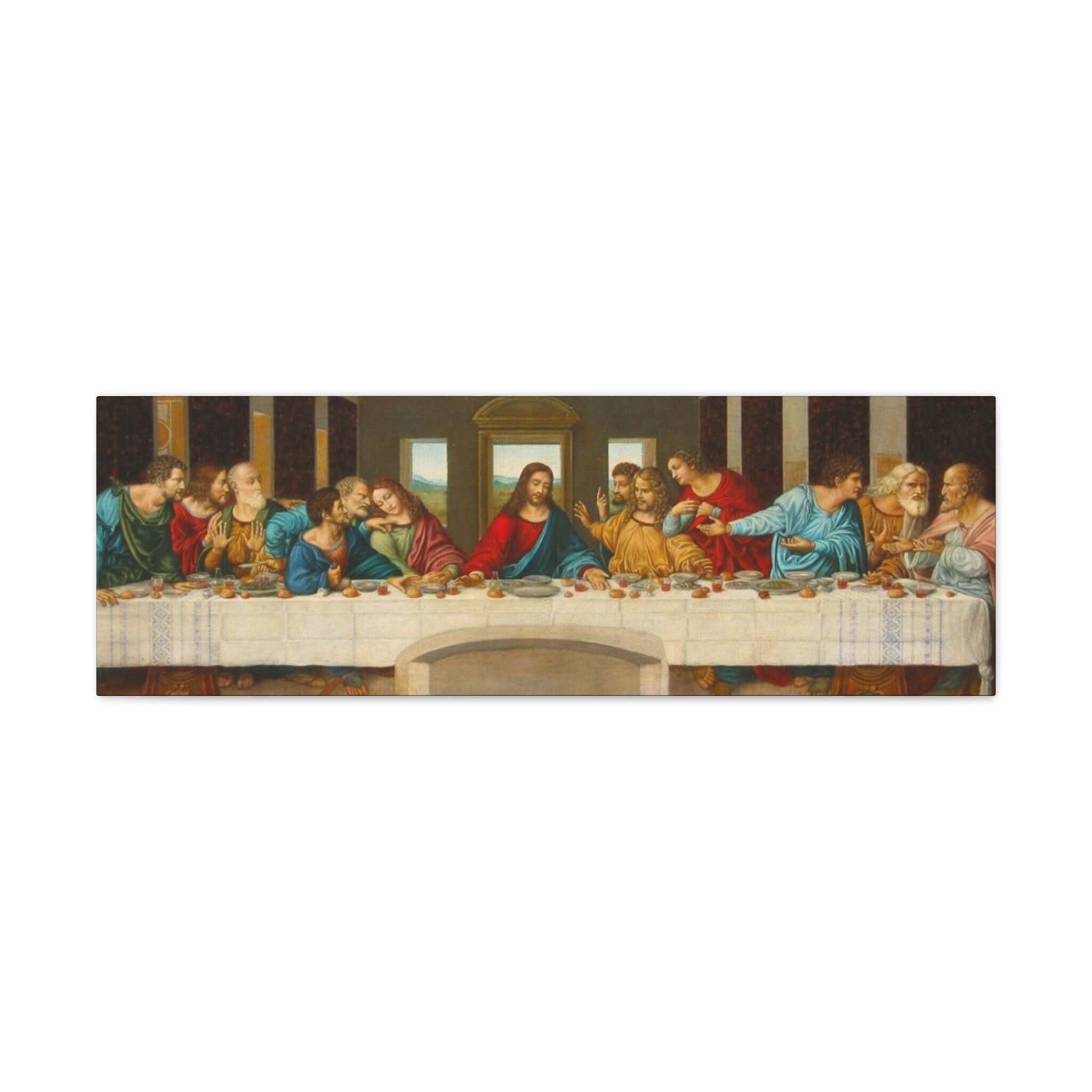 The Last Supper Wall Art Leonardo Da Vinci Last Supper Canvas - Etsy