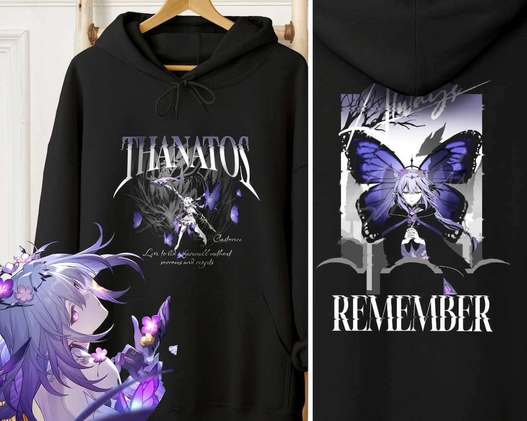 Castorice Themed Hoodie, Honkai Star Rail Merch Apparel, Unisex HSR ...