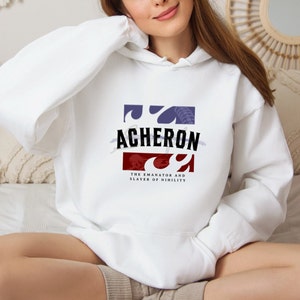 Acheron Themed Unisex Hoodie, Honkai Star Rail, HSR Hoodies, Starrail ...