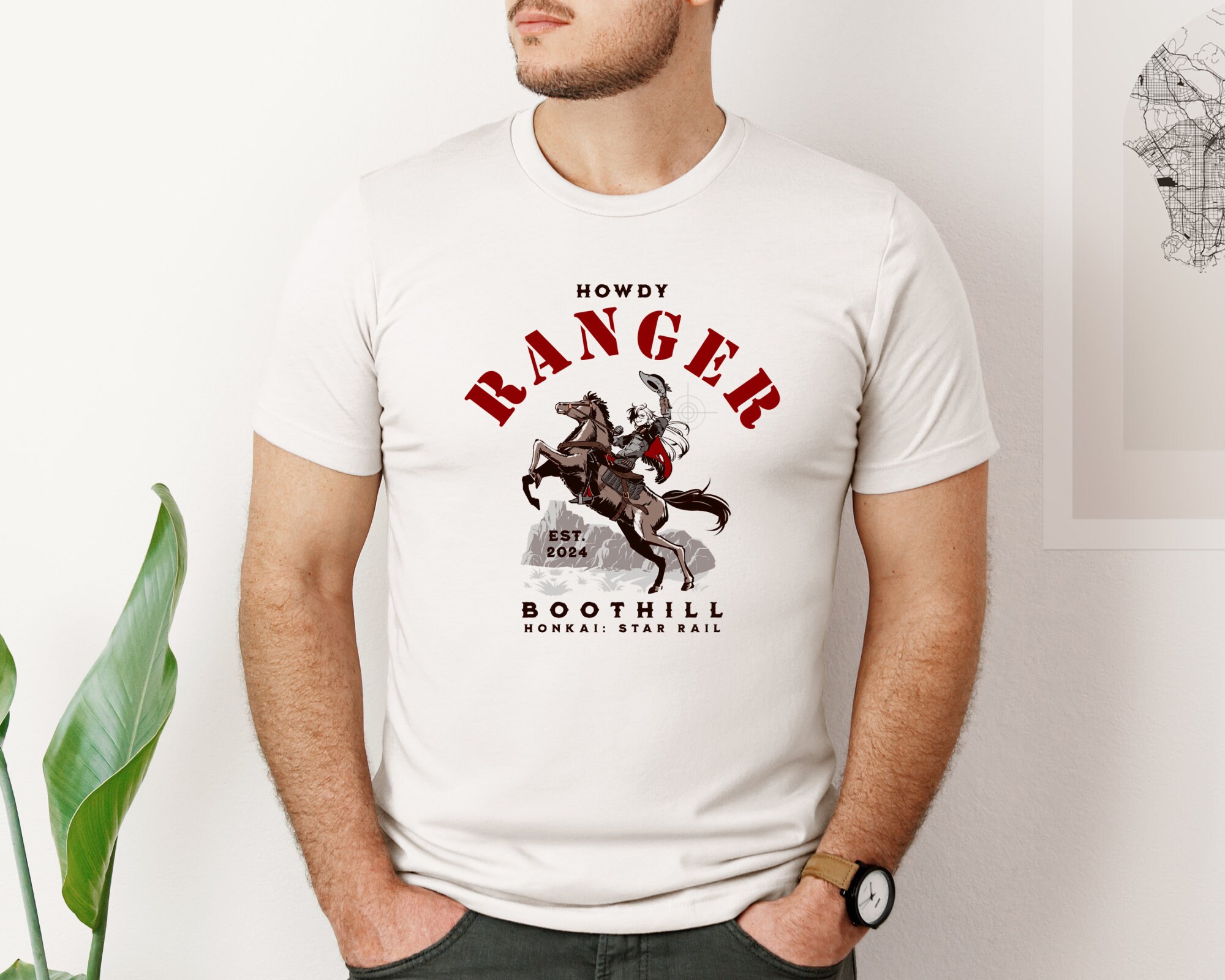 Boothill Themed T-shirt, Honkai Star Rail, HSR Shirt, Western Anime ...