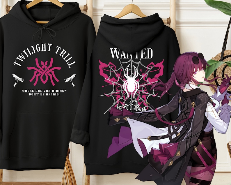 Kafka Themed Honkai Star Rail Unisex Hoodie, Hoody, Hooded Sweatshirt ...