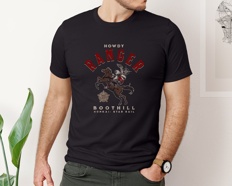 Boothill Themed T-shirt, Honkai Star Rail, HSR Shirt, Western Anime ...