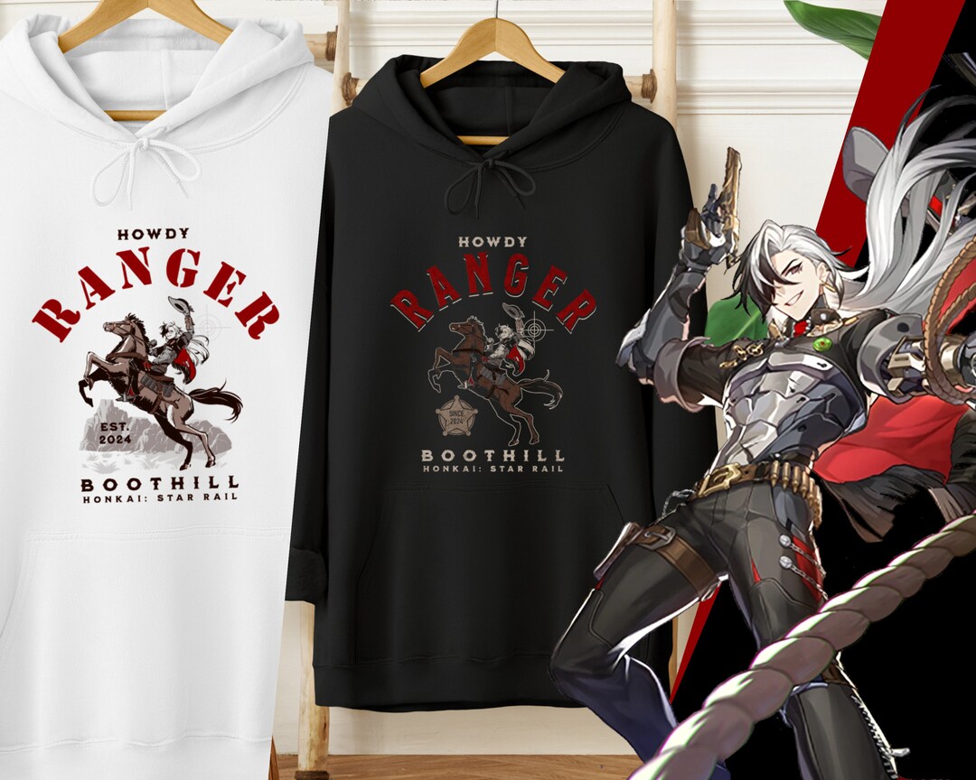 Boothill Themed Hoodie, Honkai Star Rail, HSR Hoodies, Starrail Hoodie ...