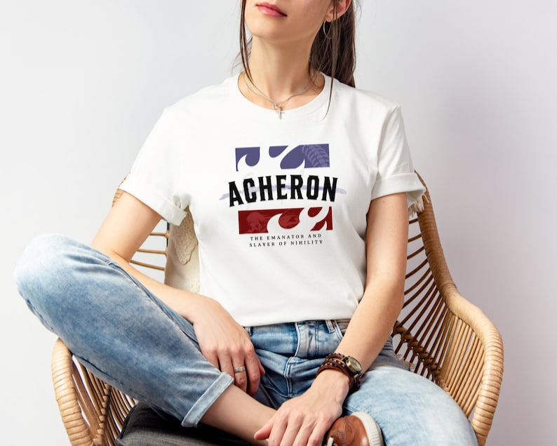 Acheron Themed T-shirt, Honkai Star Rail, HSR, Starrail, Unisex, Anime ...