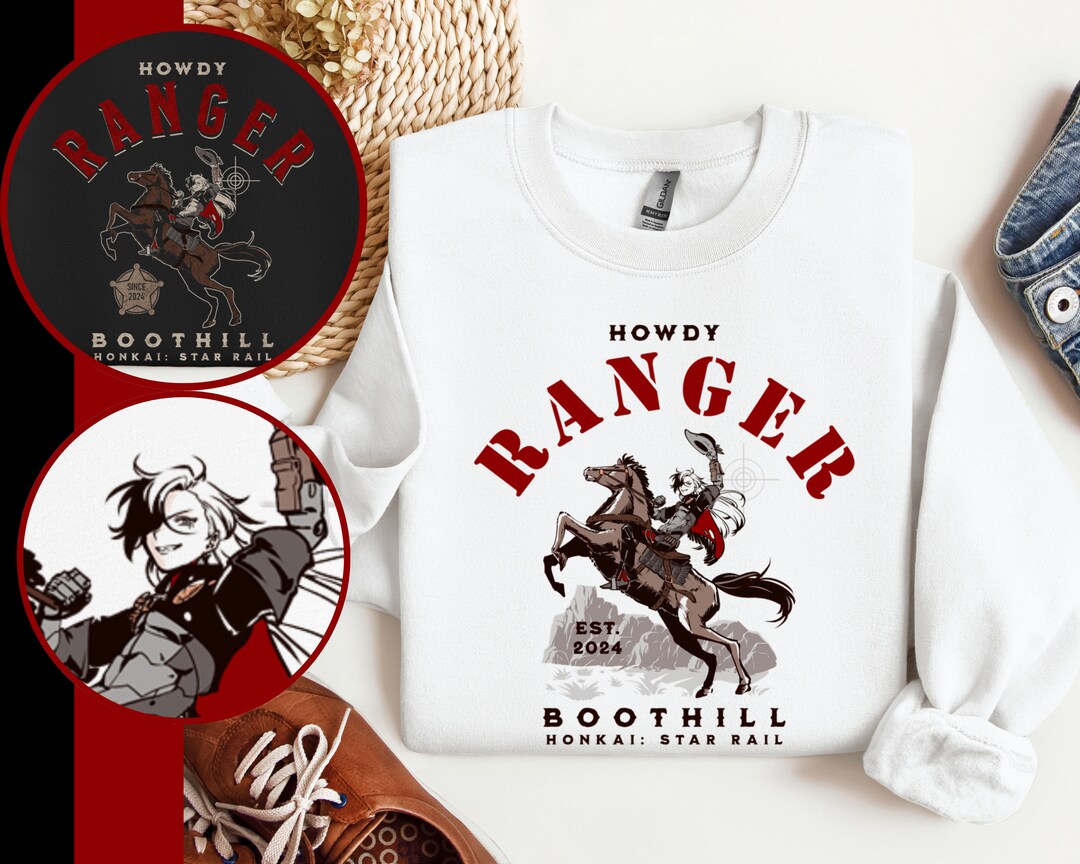 Boothill Themed Sweatshirt, Honkai Star Rail Sweater, HSR Apparel ...