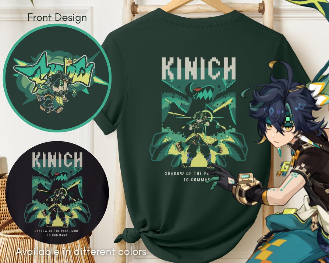 Kinich Themed T-shirt, Genshin Impact Unisex Tshirt, Genshinimpact ...