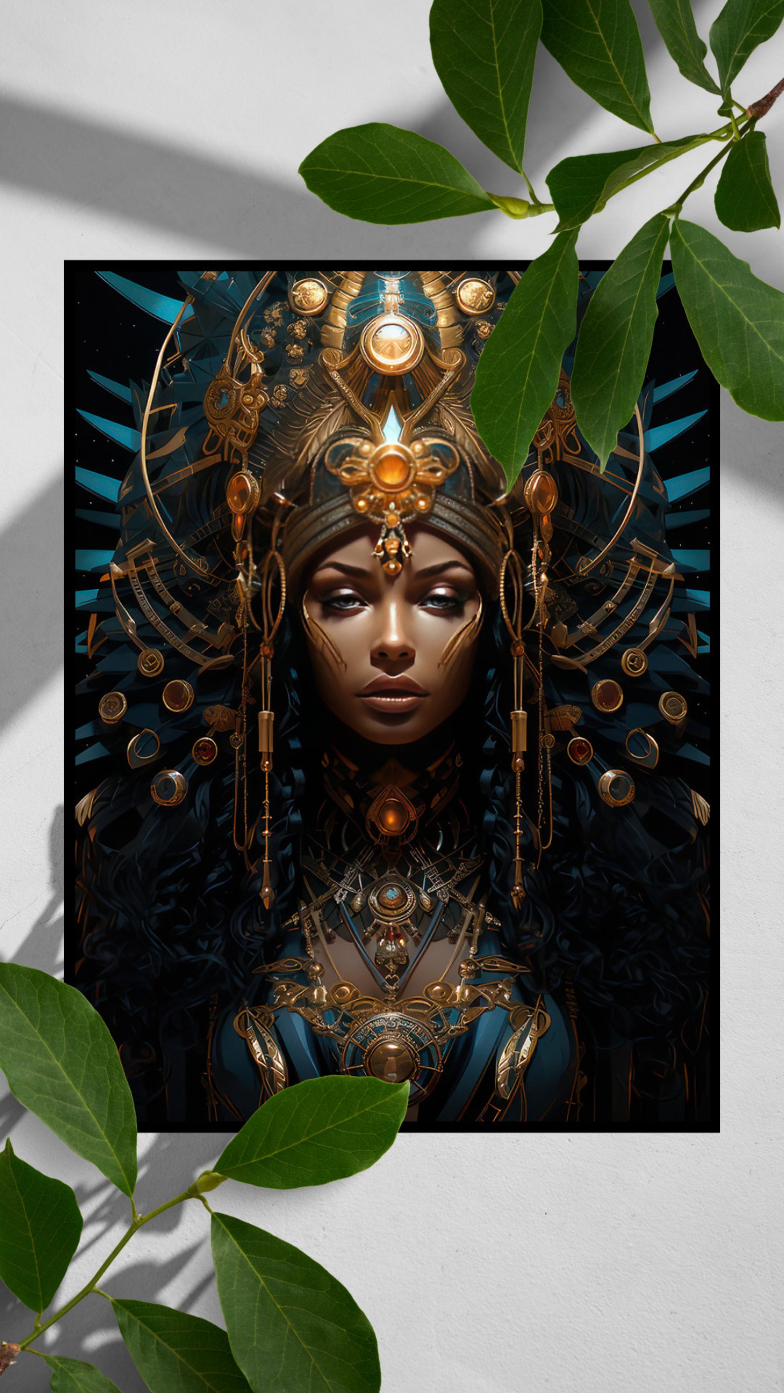 Black Queen Ai Art Midjourney Art Ai Art Digital Download Ai Generated Digital Download Ai
