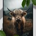 Highland Cow, Digital Art, Wall Art, Digital Download, Download ...