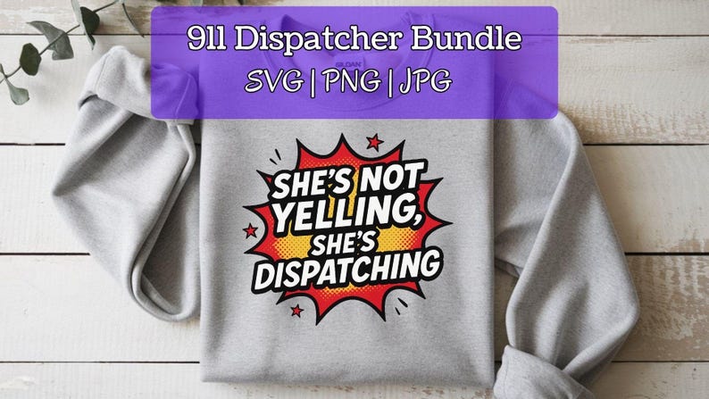 911 Operator SVG, 911 Dispatcher PNG, Dispatcher Life SVG for Cricut ...
