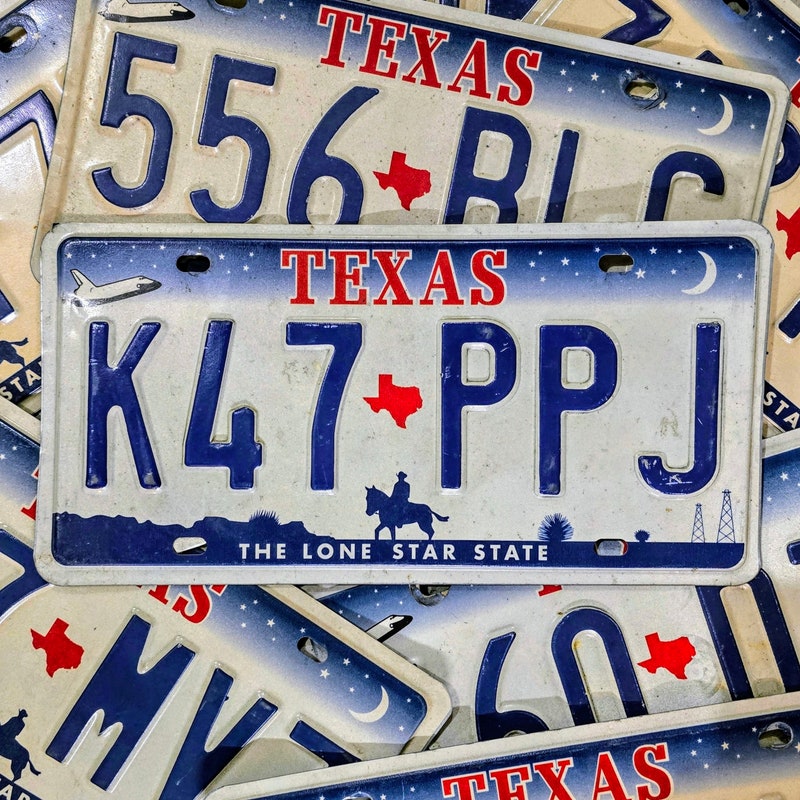Texas License Plate - Etsy