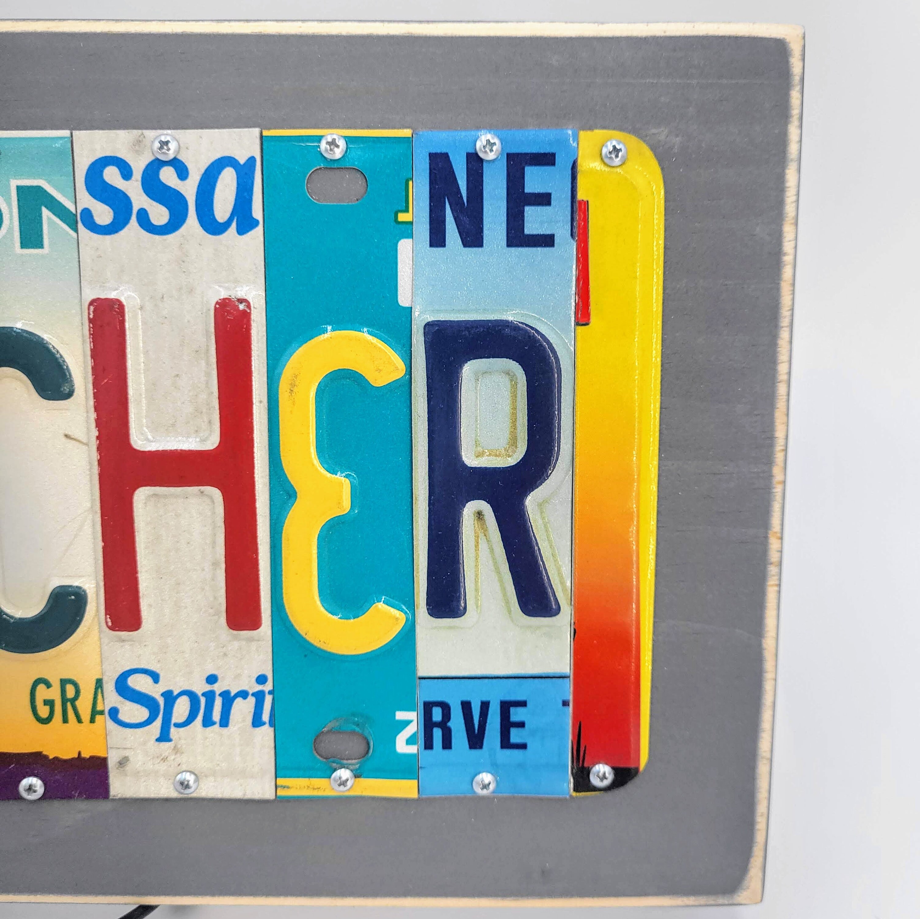 BEST TEACHER License Plate Art Sign ~ Great School Teacher Graduation ...