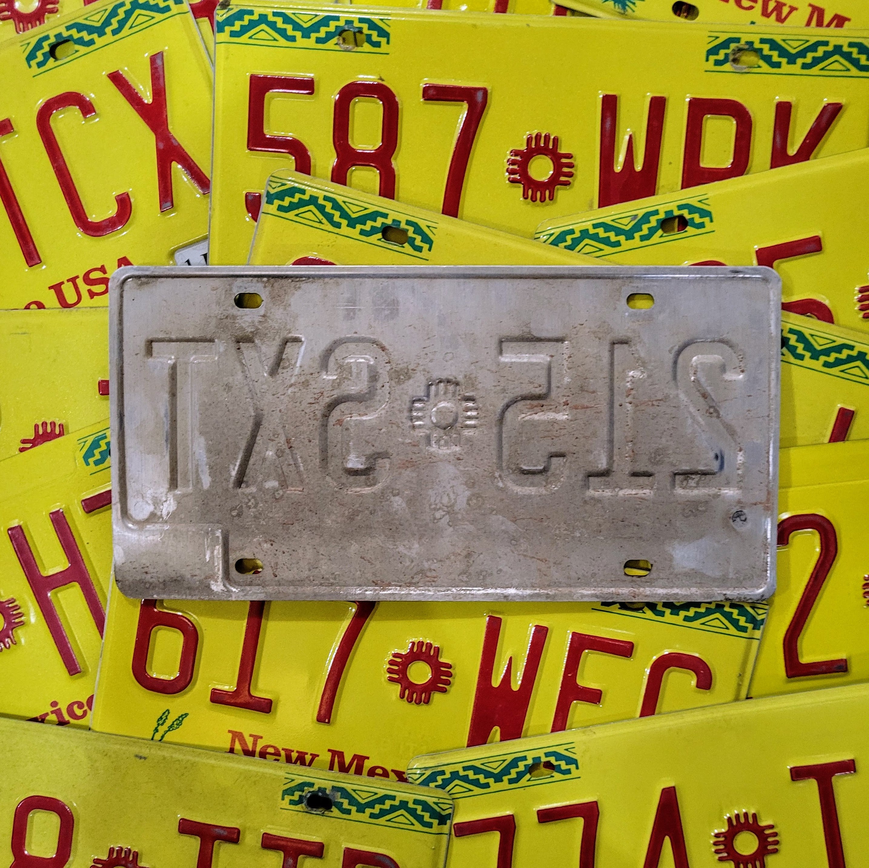 NEW MEXICO License Plate - Free Shipping in USA - 1 W/ Random Letters ...