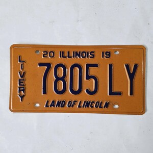 2019 ILLINOIS License Plate - Free Shipping in USA - Colorful Taxi ...