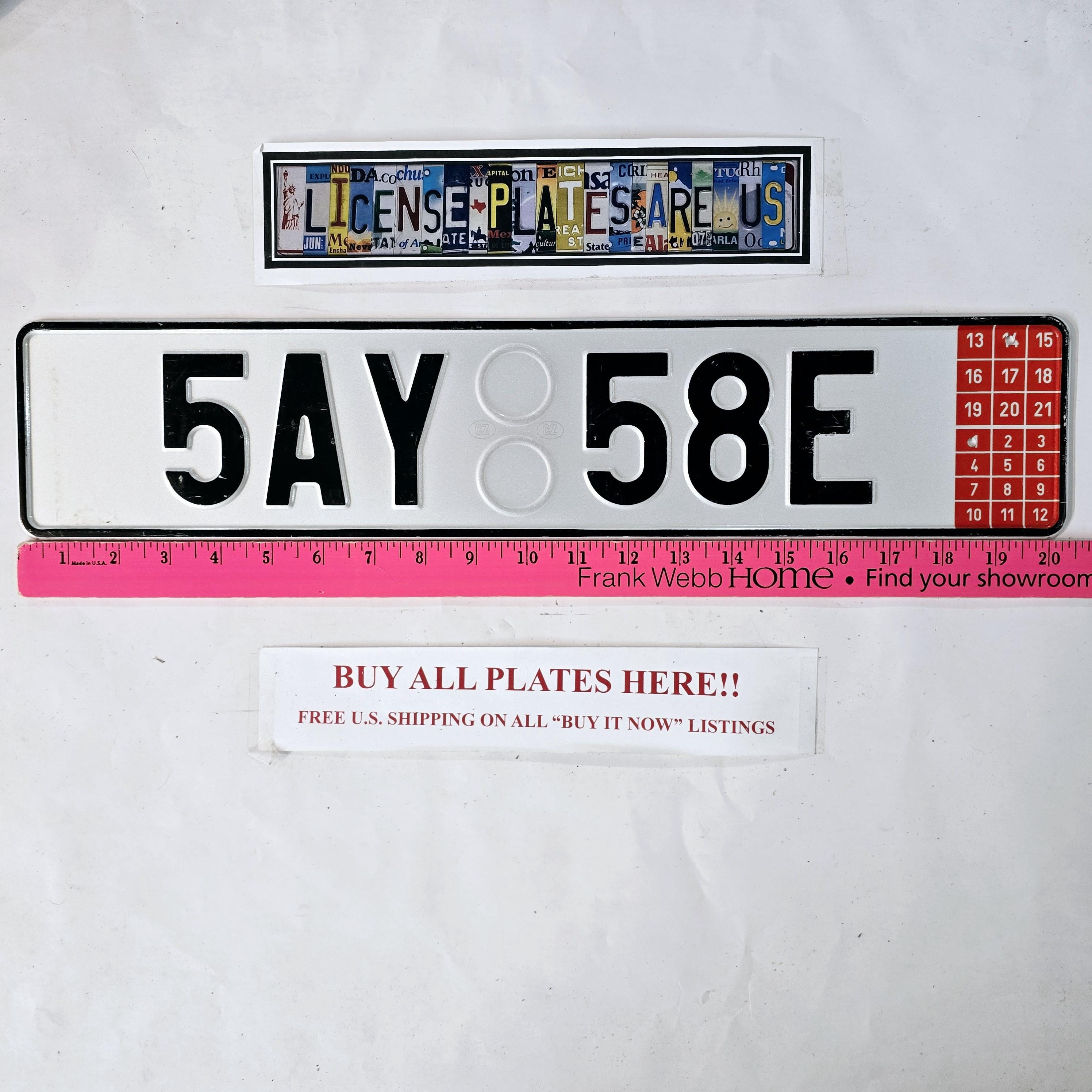 GERMANY & Foreign LICENSE PLATES Your Choice ~ Real European German ...