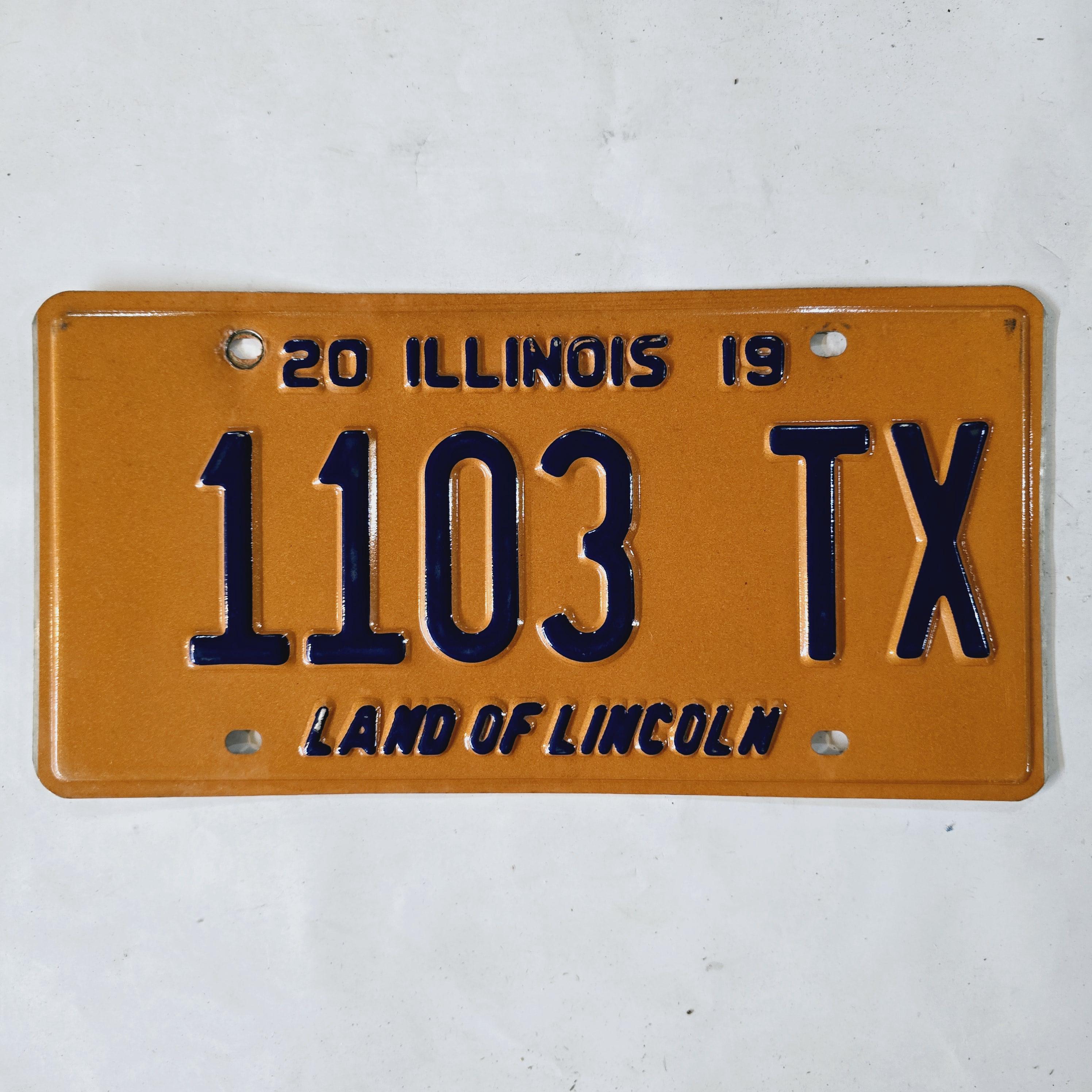 2019 ILLINOIS License Plate - Free Shipping in USA - Colorful Taxi ...