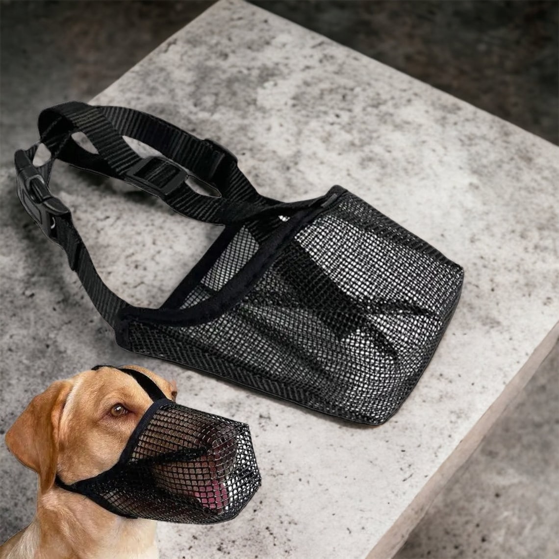 Muzzles for Dog Adjustable, Muzzle Mask for Dogs, Dogs Long Mouth, Anti ...