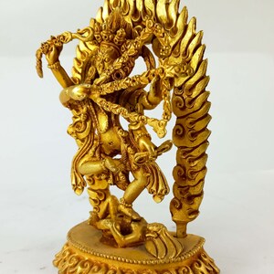 10 CM, Statue of Kurukulla, Buddhist Full Gold Plated, Rigjeyma, Pema ...