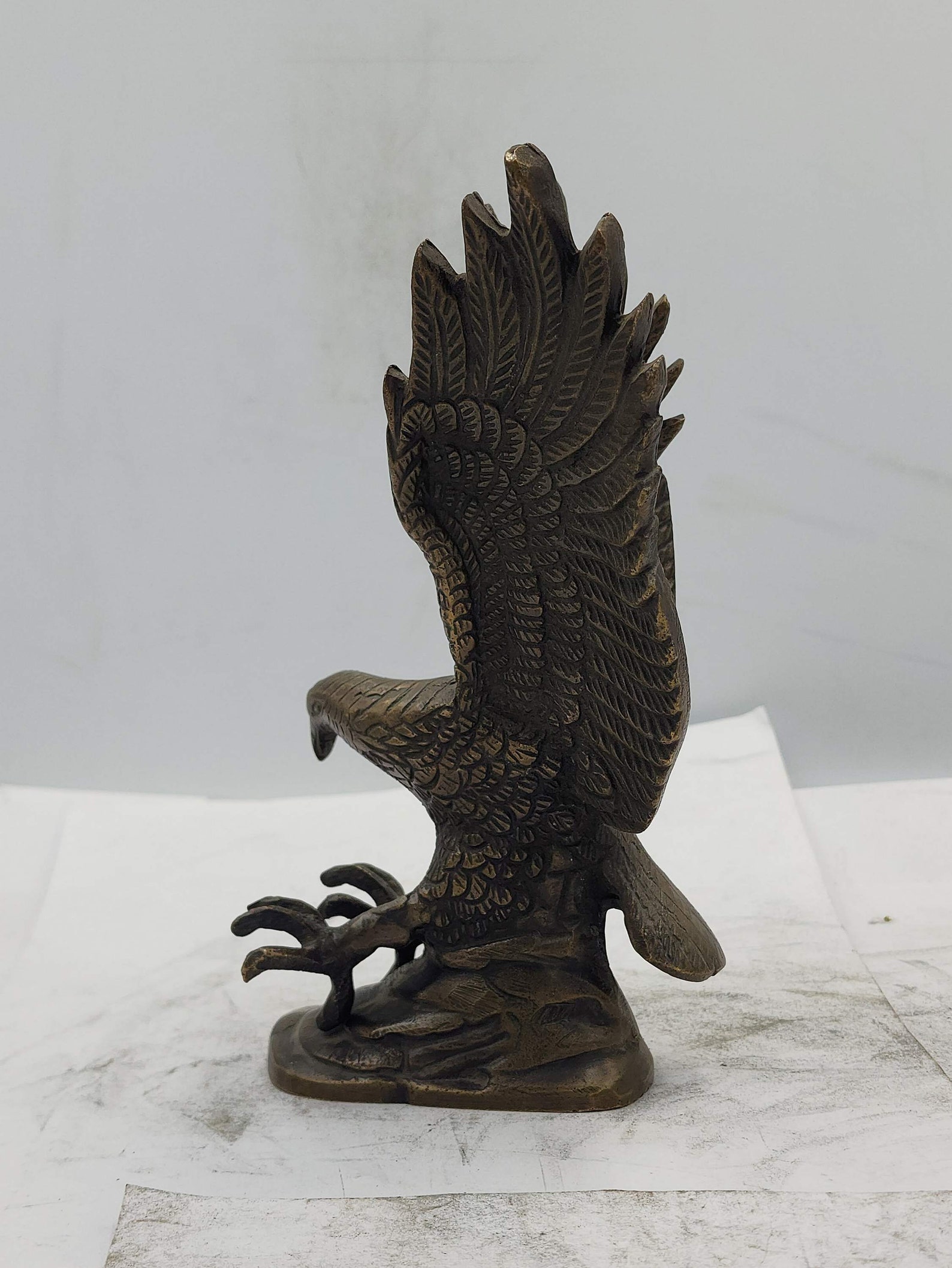 8 Inch Statue of Eagle Bird Statue Sand Casting - Etsy