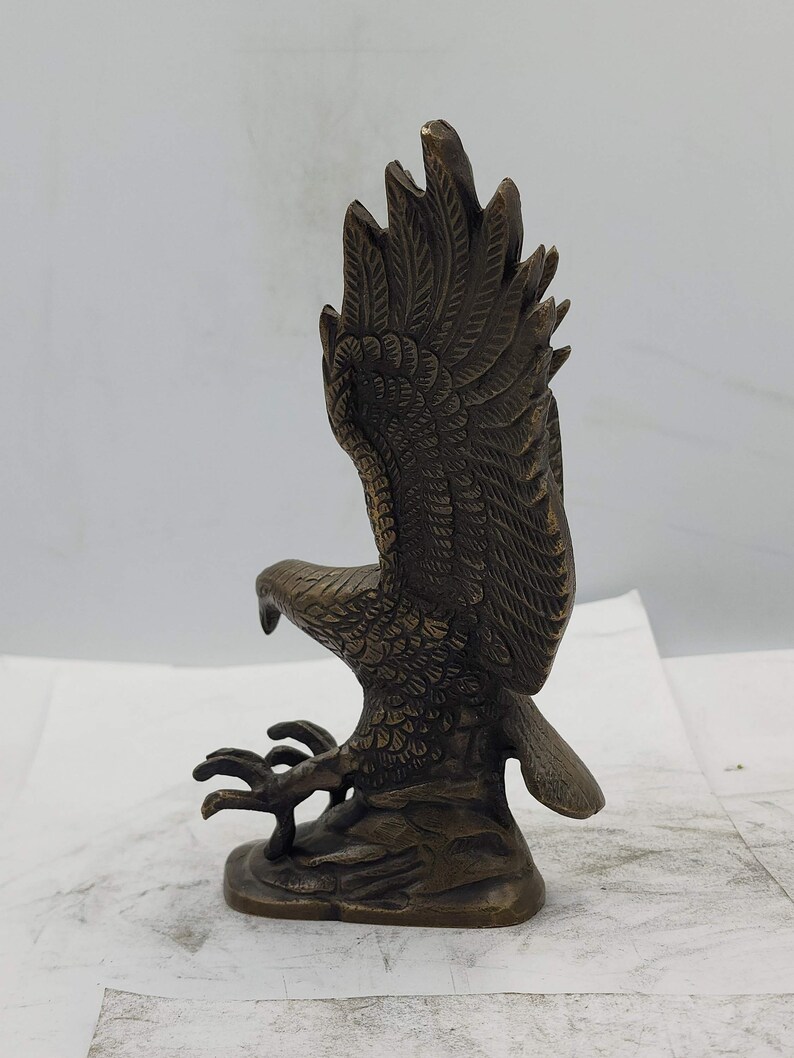 8 Inch Statue of Eagle Bird Statue Sand Casting - Etsy