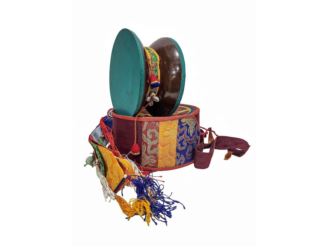 11x6.5 CM, Chod Damaru, Tibetan Small - Etsy