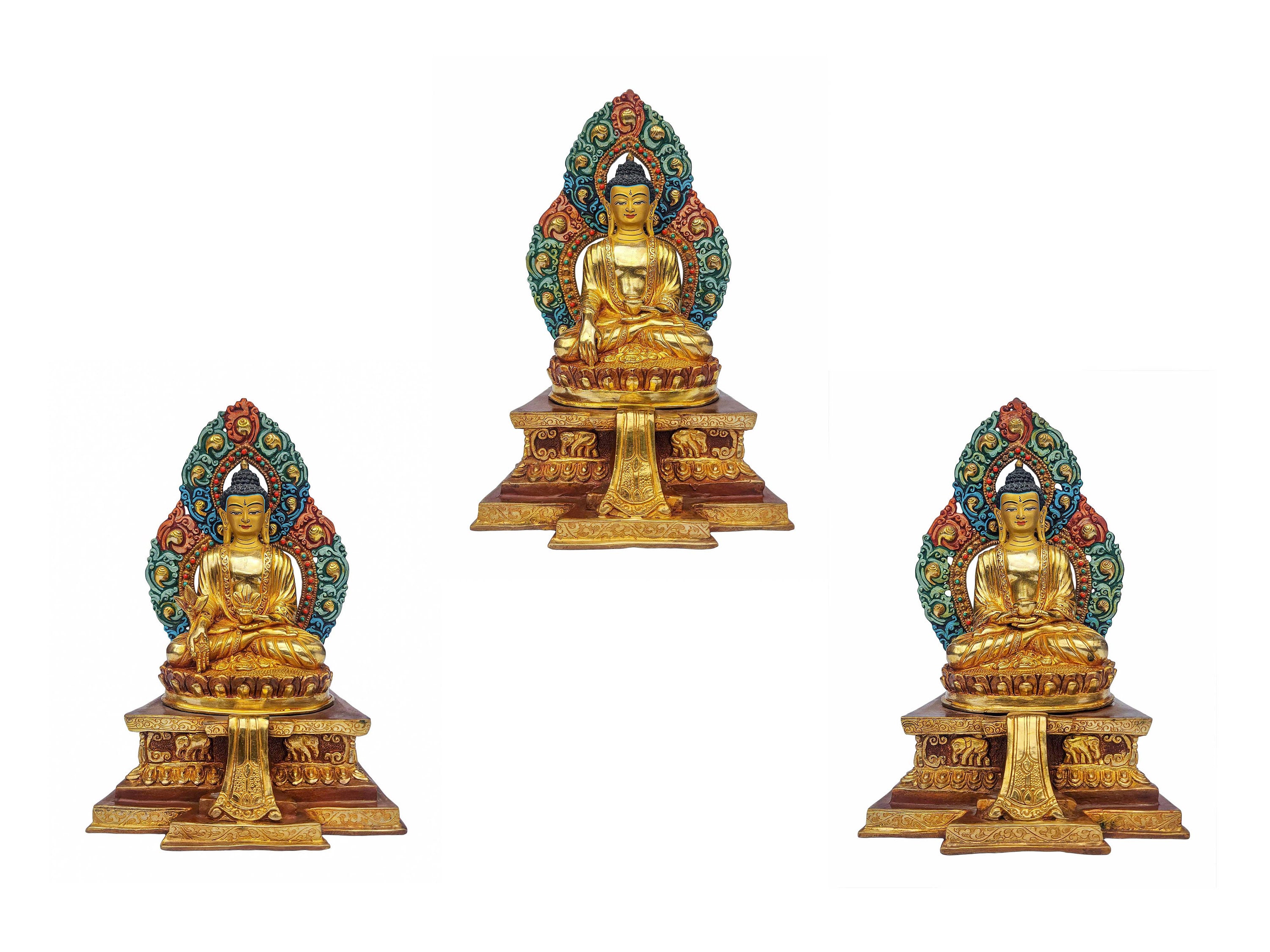 Medicine Buddha Amitabha Buddha Shakyamuni Buddha on - Etsy