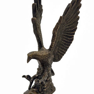 8 Inch Statue of Eagle Bird Statue Sand Casting - Etsy