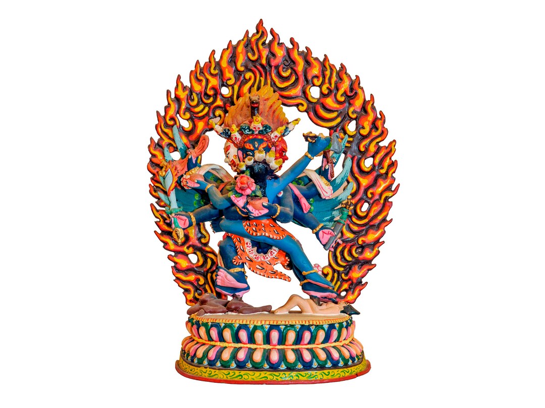 23 CM, Statue of Hayagriva, Thangka Color Finishing - Etsy