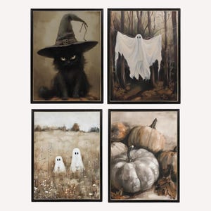 Halloween Poster Bundle 18 PRINTABLES Ghotic Halloween Printables ...