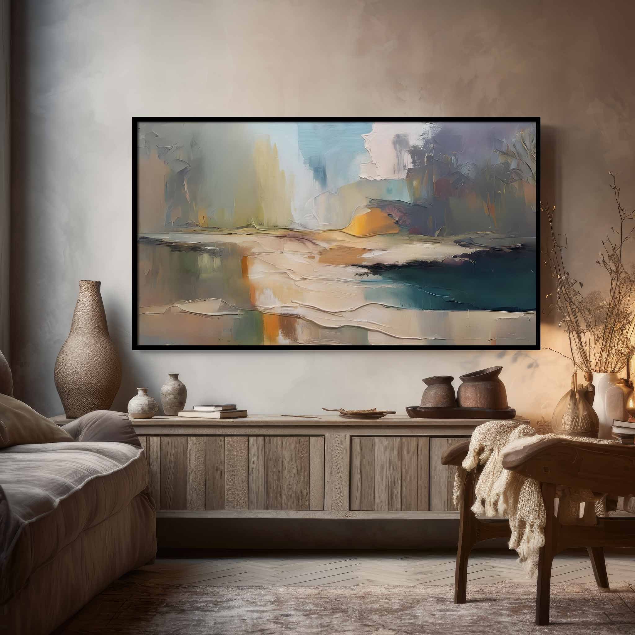 Samsung Frame TV Art Serene Abstract Landscape Peaceful Nature Digital ...