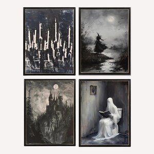 Halloween Poster Bundle 18 PRINTABLES Ghotic Halloween Printables ...