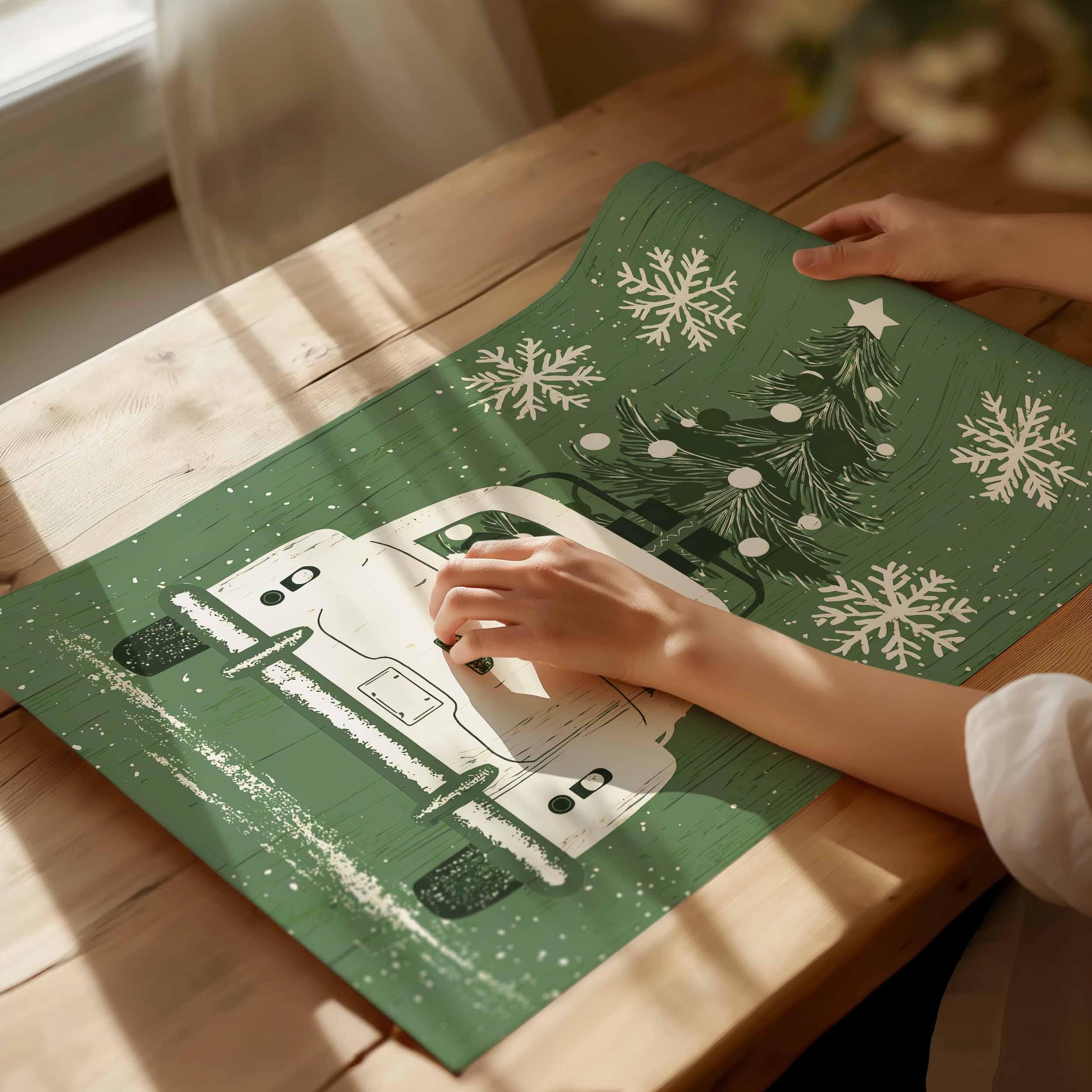 Cute Christmas Poster With Dogs Fun Holiday Wall Art for Kids Pet ...