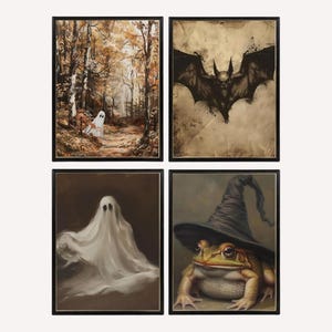 Halloween Poster Bundle 18 PRINTABLES Ghotic Halloween Printables ...