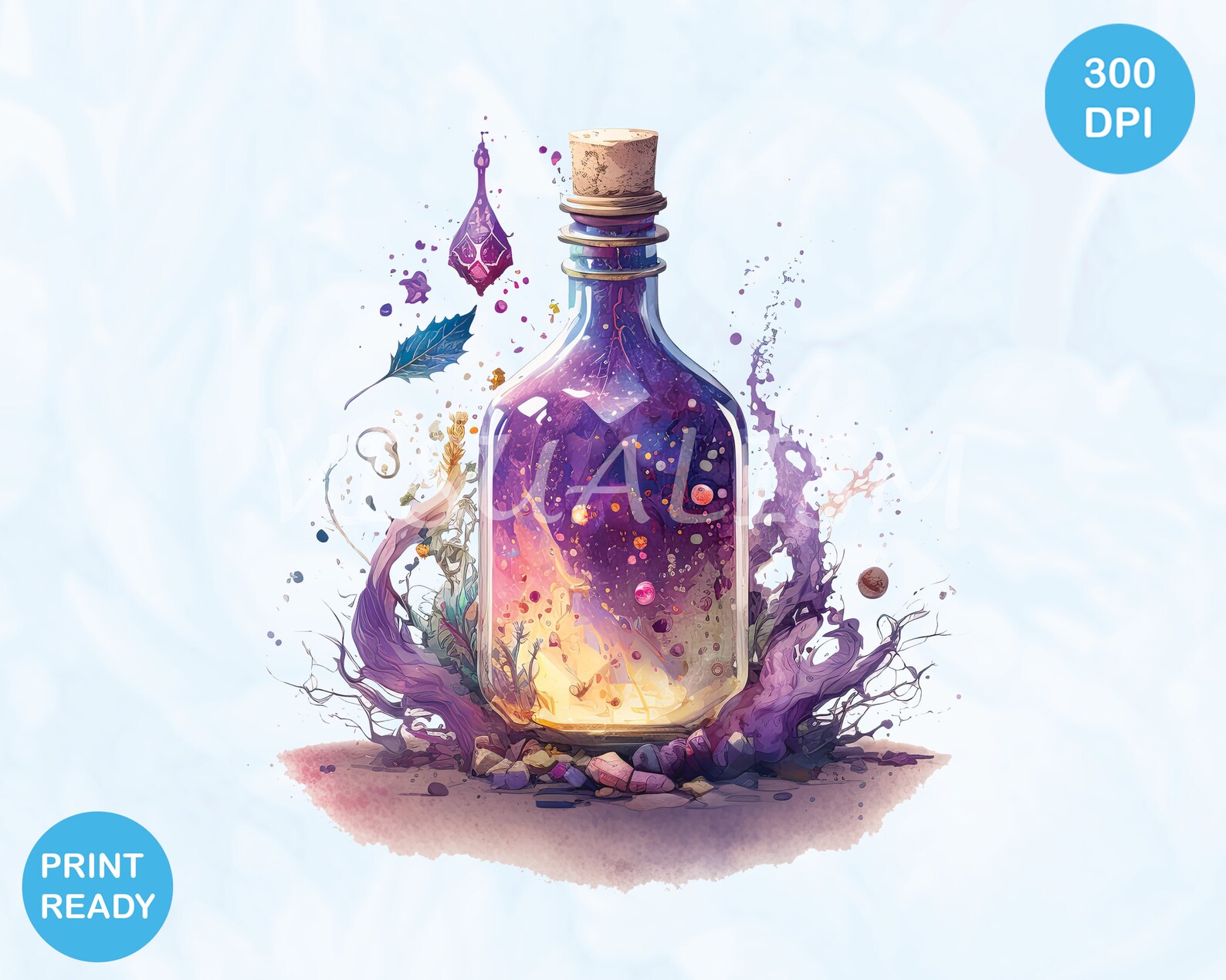 MAGIC POTION ART Digital Downloads Fantasy Potion Clipart - Etsy