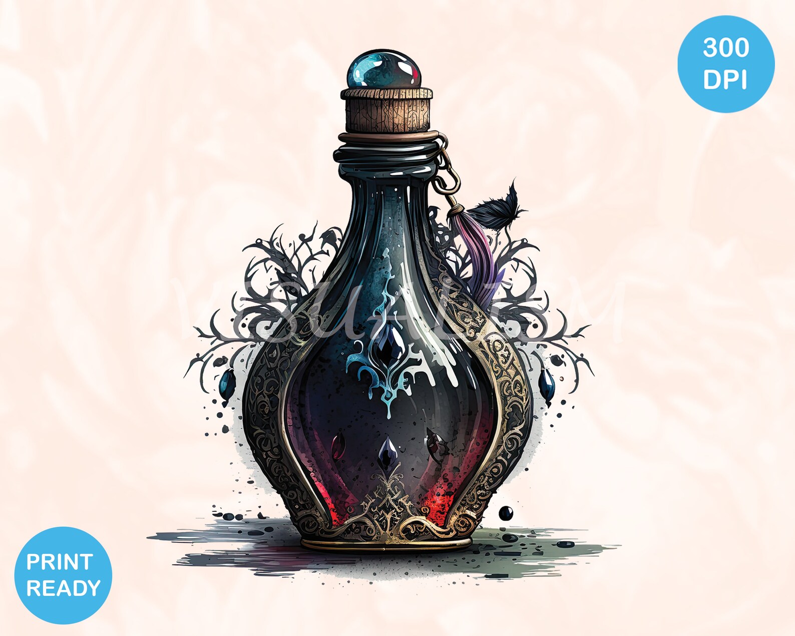 23 GOTHIC POTION BOTTLES Digital Downloads Gothic Clipart - Etsy