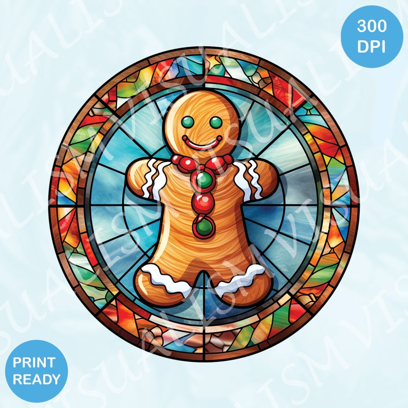 20 Stained Glass Gingerbread Man Clipart for Stained Glass Window ...