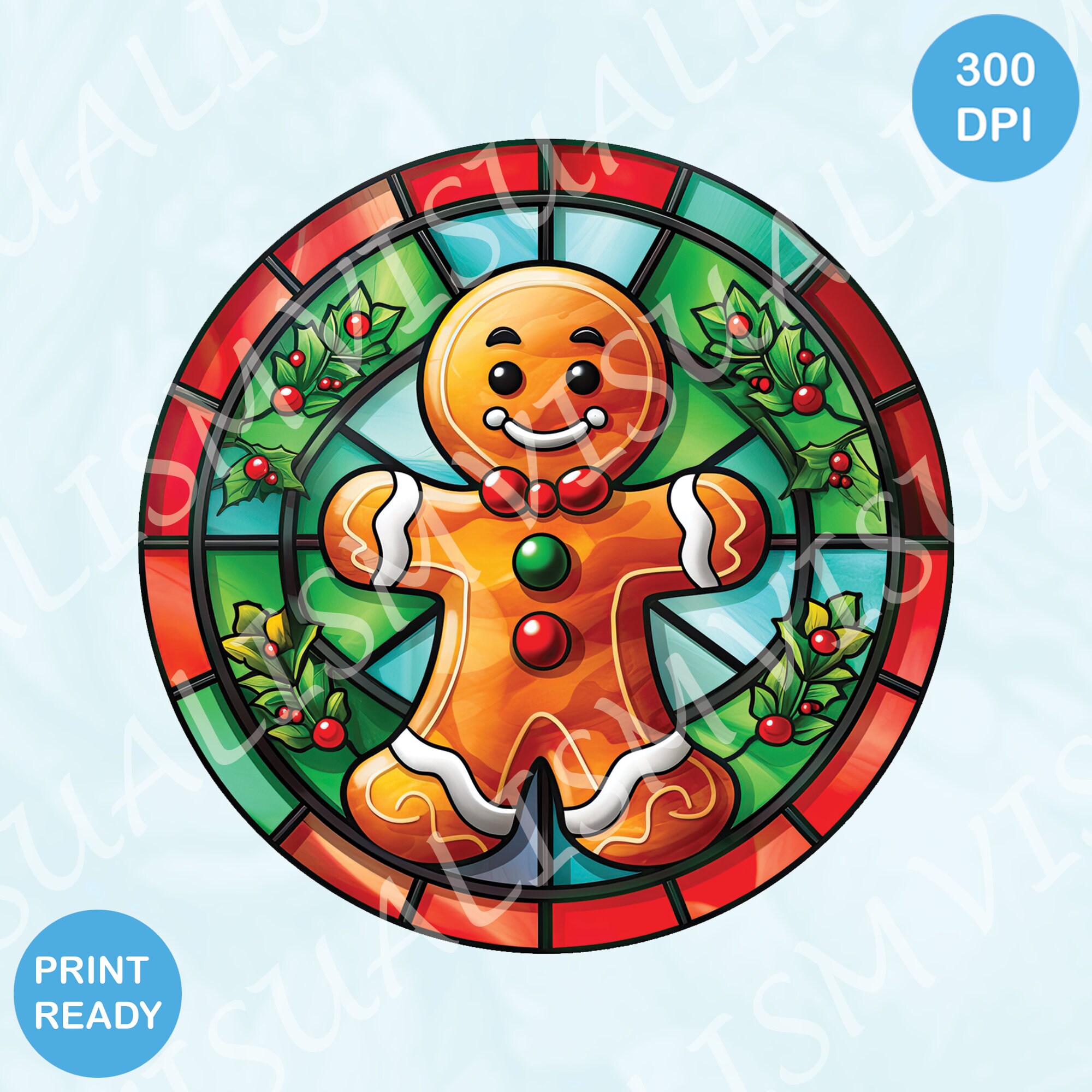 20 Stained Glass Gingerbread Man Clipart for Stained Glass Window ...
