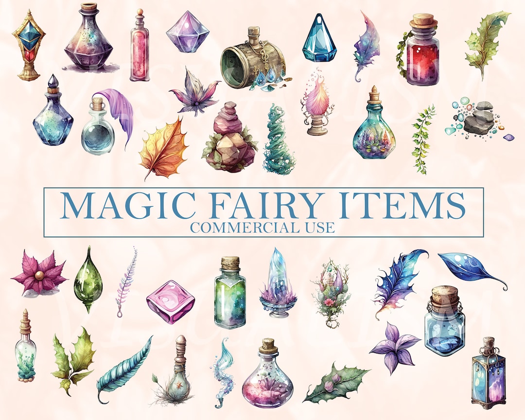 FAIRY MAGIC BUNDLE 89 Images Included Magic Items Png, Fairy Trinkets ...
