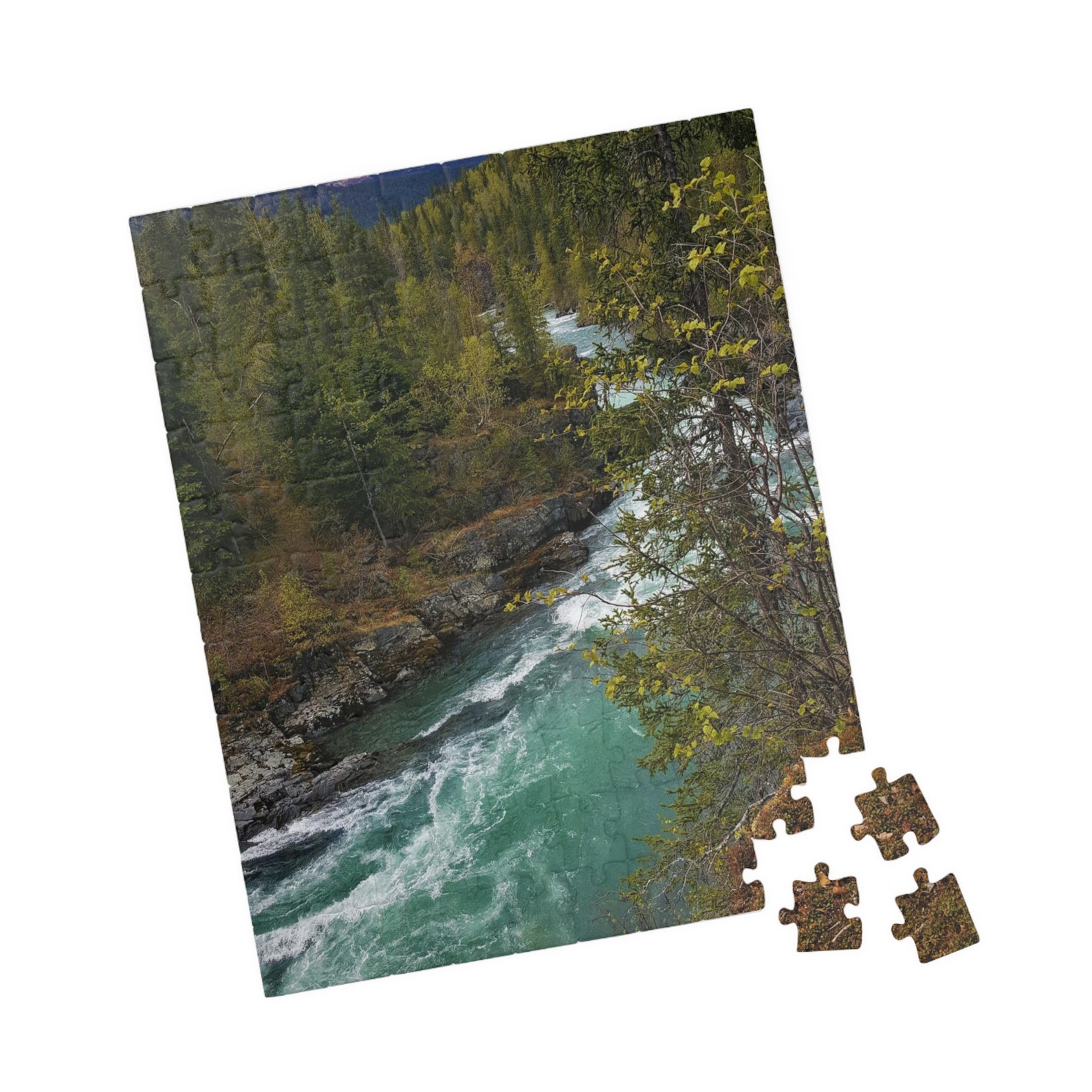 Alaska Puzzle, Seward Highway, Turnagain Pass, Mountains, River, Scenic ...