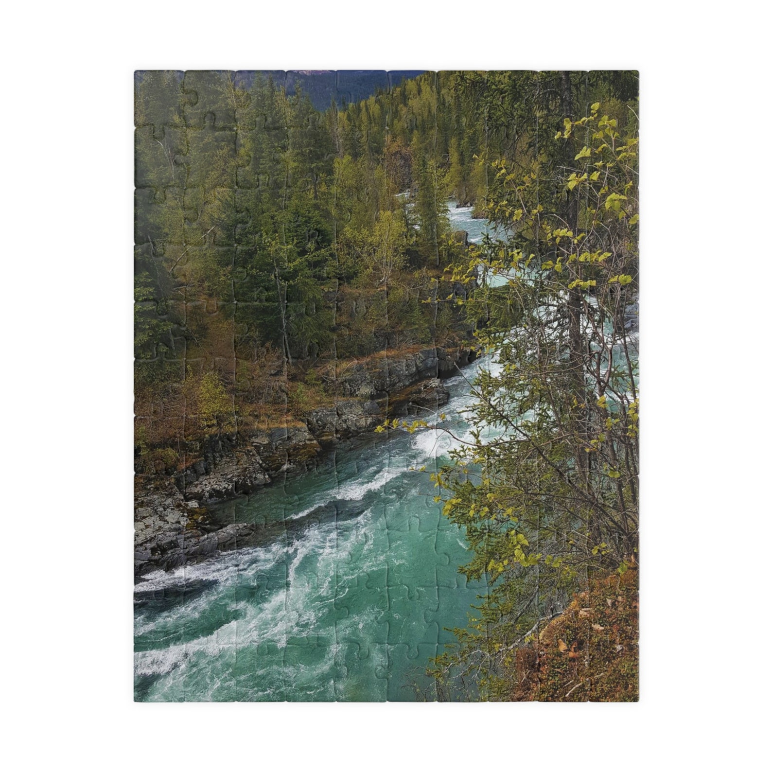 Alaska Puzzle, Seward Highway, Turnagain Pass, Mountains, River, Scenic ...
