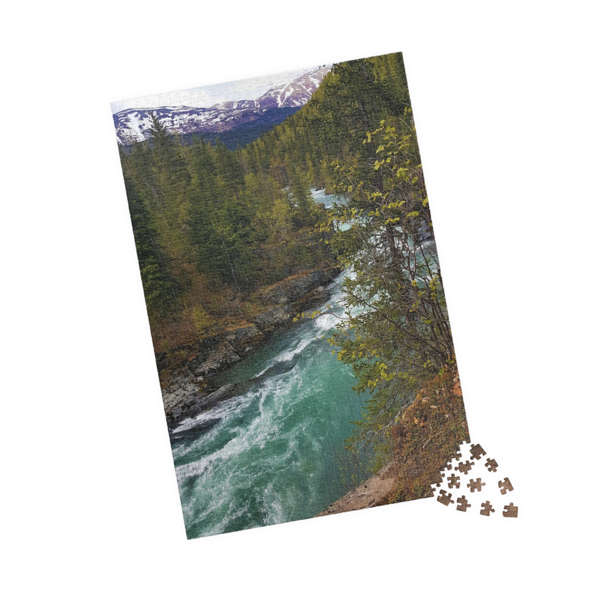 Alaska Puzzle, Seward Highway, Turnagain Pass, Mountains, River, Scenic ...